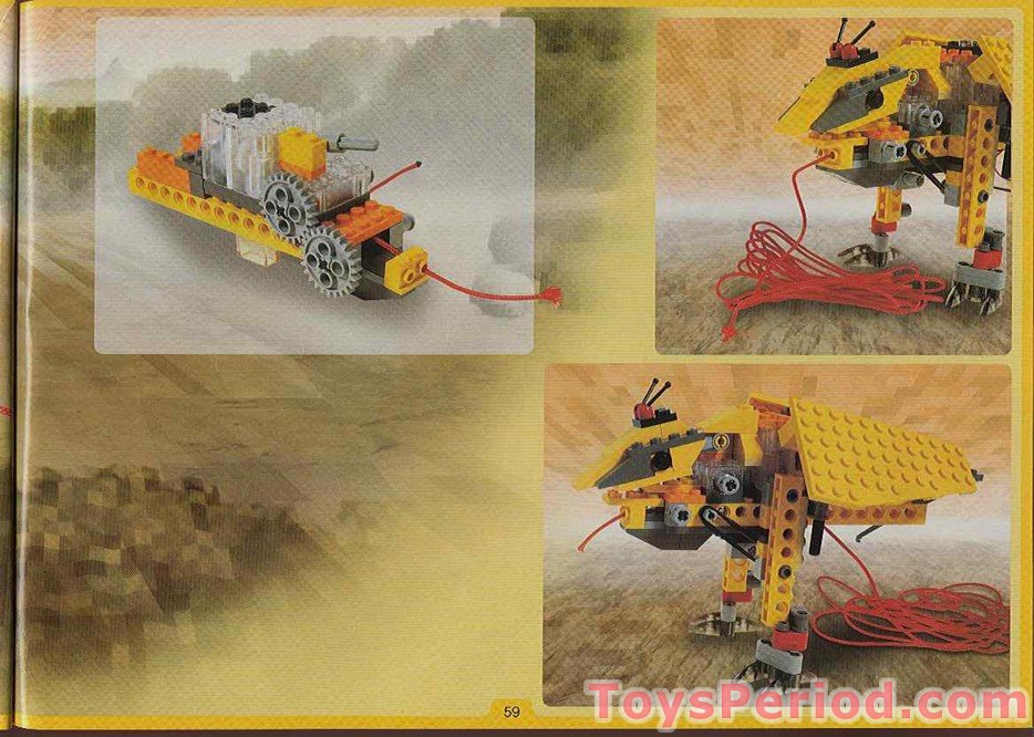 LEGO 4094 Motor Movers Instructions and Parts List