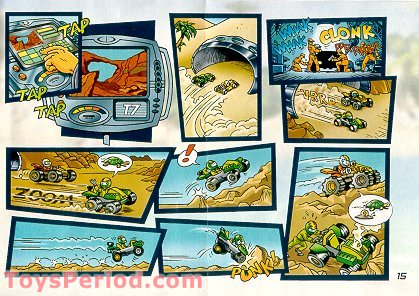 LEGO 4594 Maverick Sprinter and Hot Arrow Instructions and Parts List