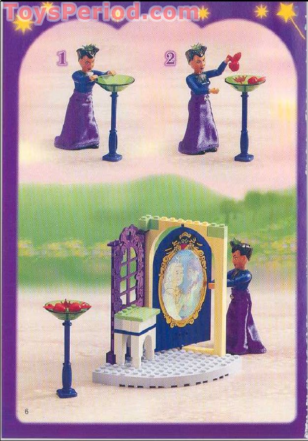 LEGO 5826 The Queen's Chamber Instructions and Parts List