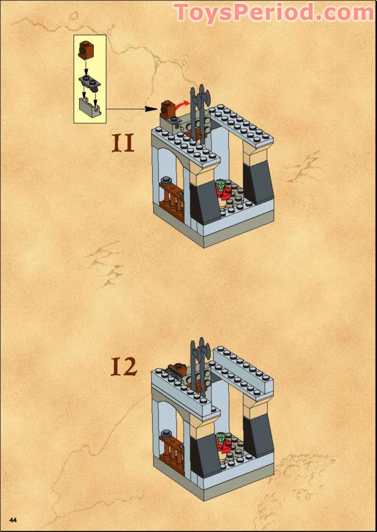 LEGO 6098 King Leo's Castle Instructions and Parts List