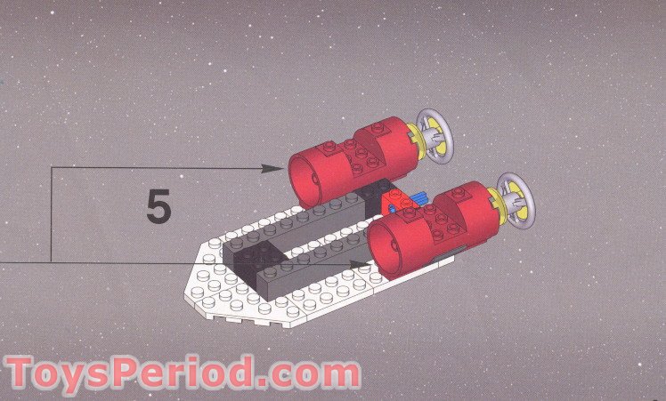 LEGO 6207 A-Wing Fighter Instructions and Parts List