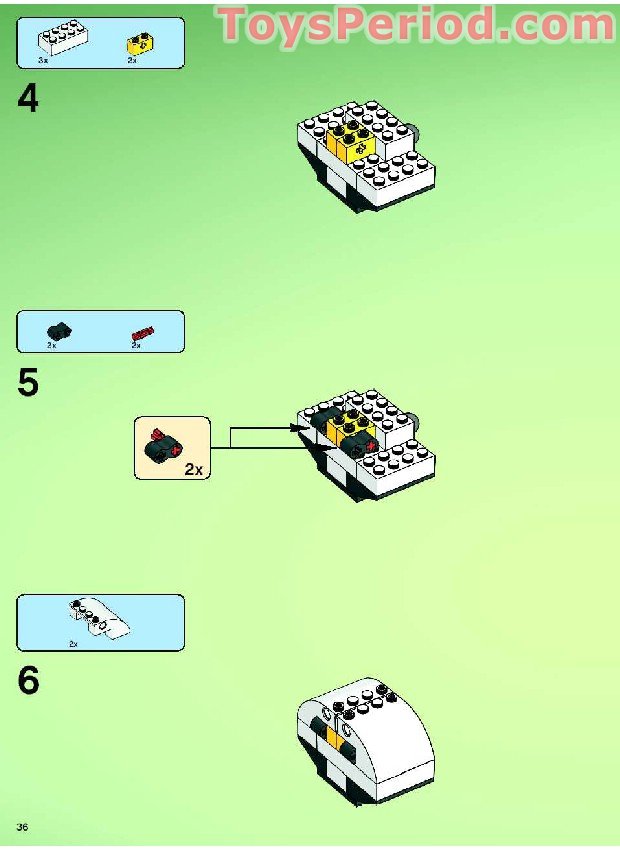 LEGO 7649 MT-201 Ultra-Drill Walker Instructions and Parts List