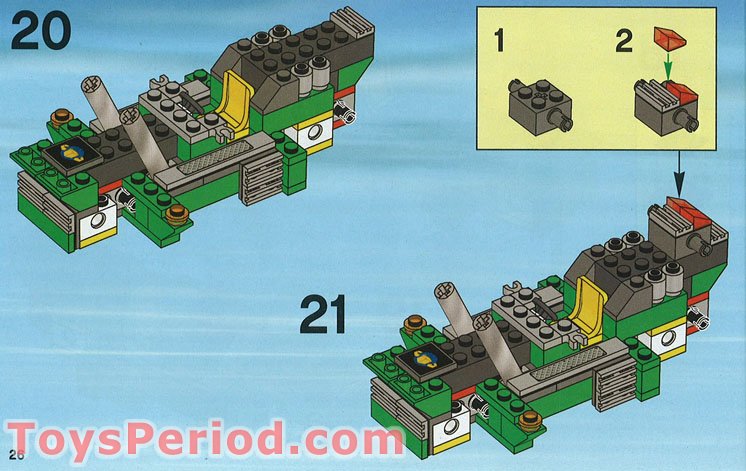 LEGO 7992 Container Stacker Instructions and Parts List