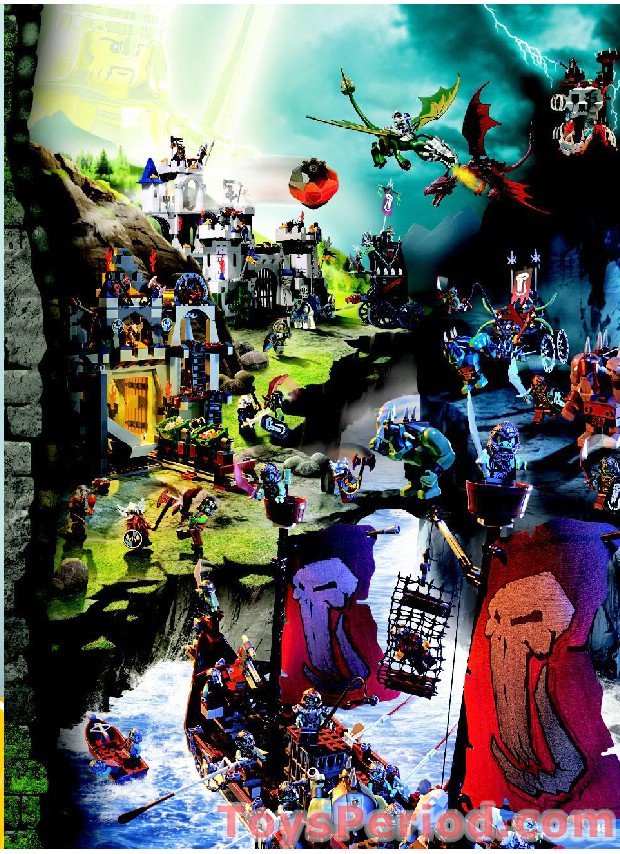 LEGO 7041 Troll Battle Wheel Instructions and Parts List