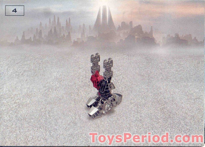 LEGO 8614-1 Vahki Nuurakh Instructions and Parts List