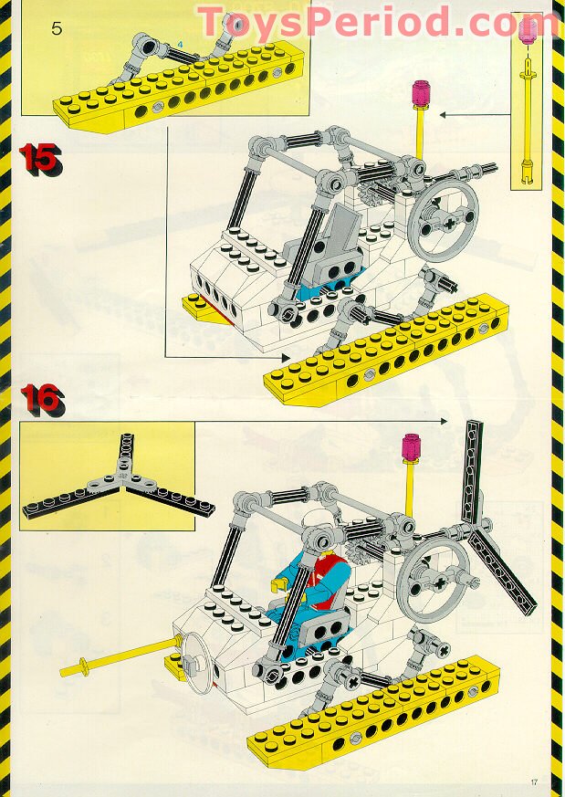 LEGO 8640 Polar Copter Instructions and Parts List