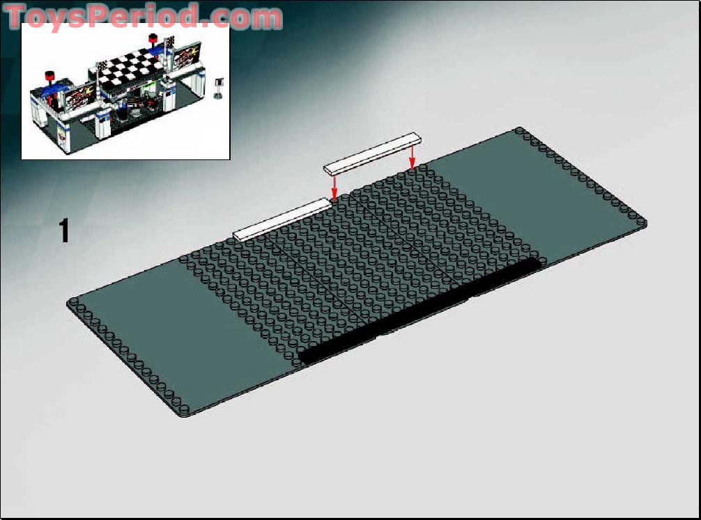 LEGO 8681 Tuner Garage Instructions and Parts List