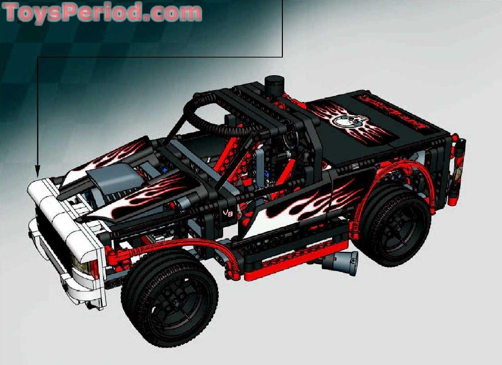 LEGO 8682 Nitro Intimidator Instructions and Parts List