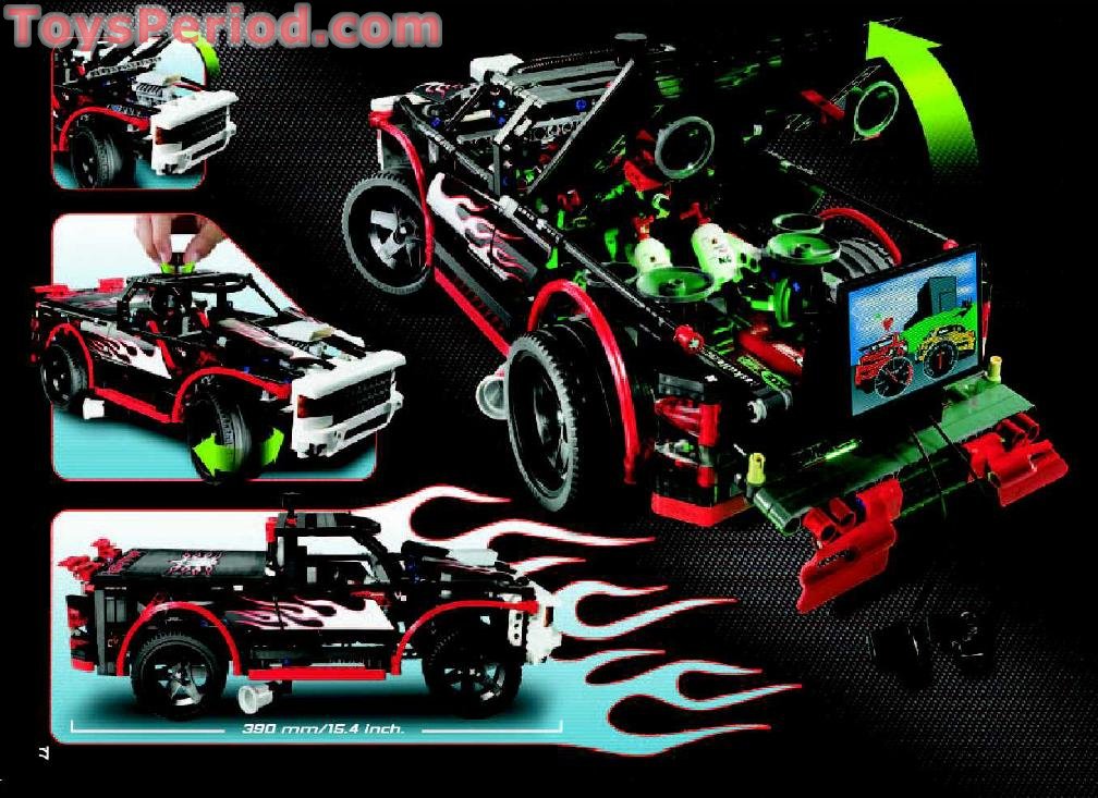 LEGO 8682 Nitro Intimidator Instructions and Parts List