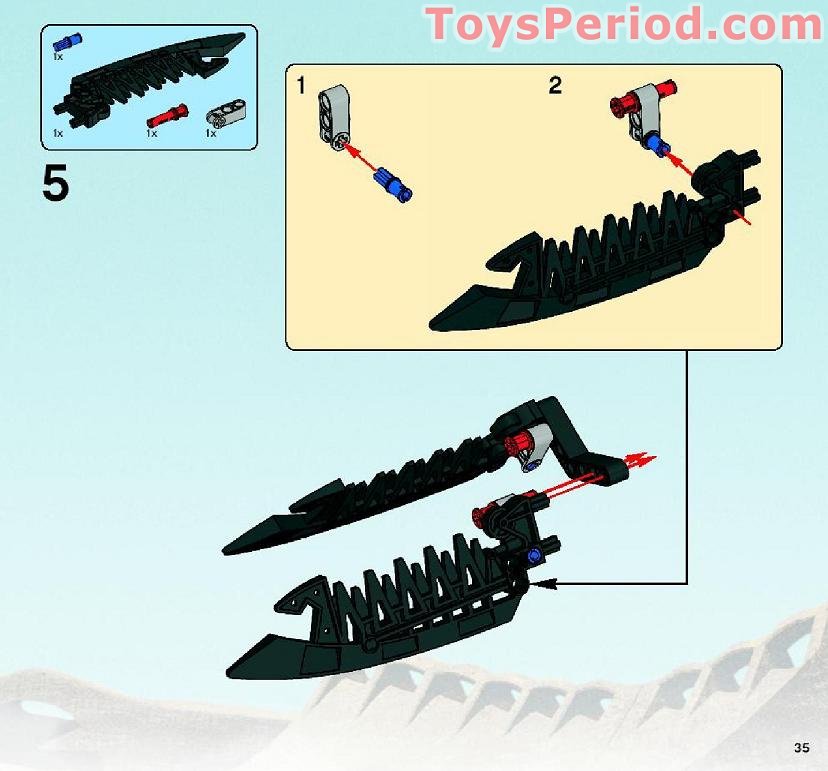 LEGO 8992 Cendox V1 Instructions and Parts List