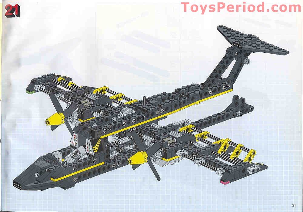 LEGO 8425 Black Hawk Instructions and Parts List