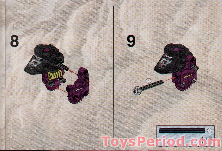 LEGO 8522 Spark Slizer Instructions and Parts List