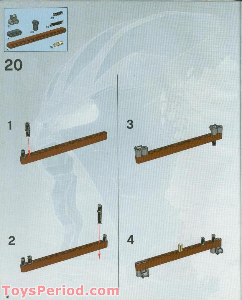 LEGO 8595 Takua and Pewku Instructions and Parts List
