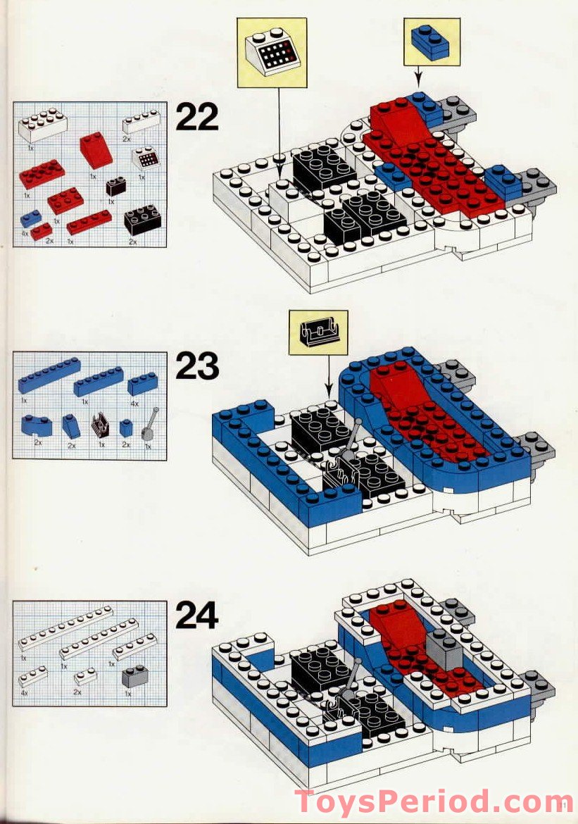 LEGO 5580 Highway Rig Instructions and Parts List