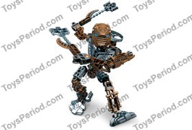LEGO 8739 Toa Hordika Onewa Instructions and Parts List
