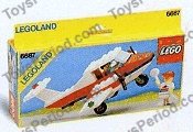 LEGO 6687 Turbo Prop I Instructions and Parts List