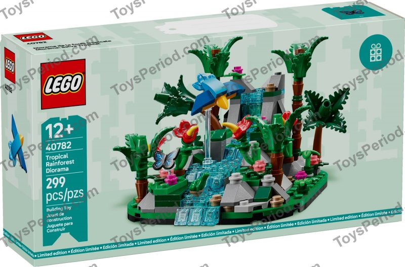LEGO 40782 Tropical Rainforest Diorama Set Parts List