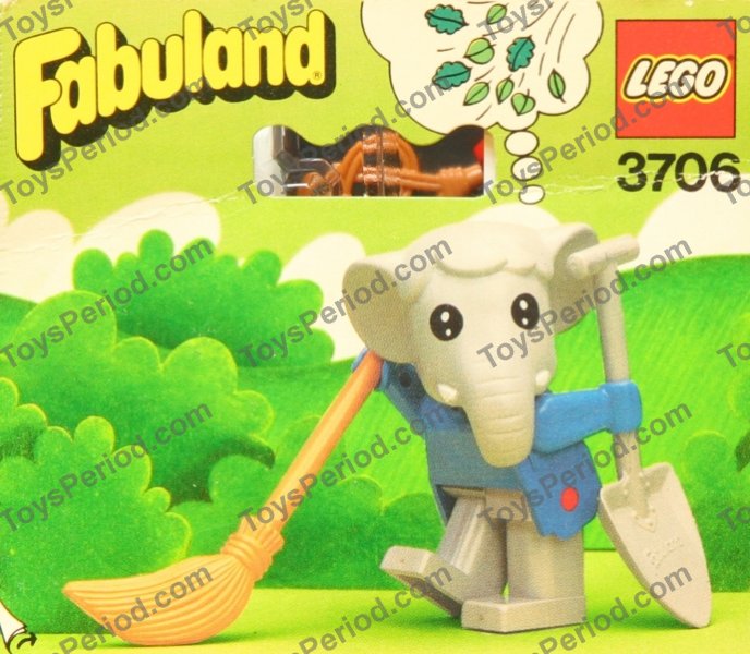 LEGO 3706 Elmer Elephant Set Parts List