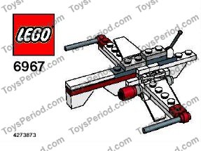 LEGO 6967-1 ARC-170 Starfighter - Mini Instructions and Parts List