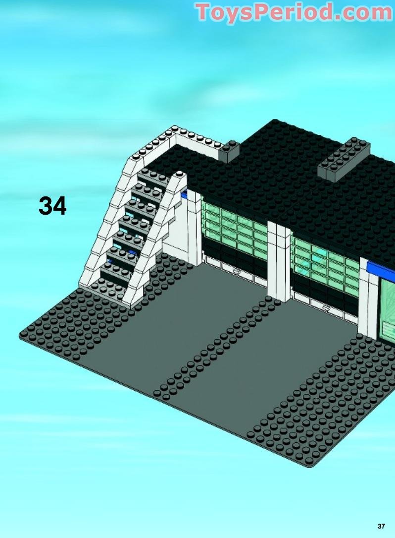 LEGO 7498 Police Station Instructions and Parts List