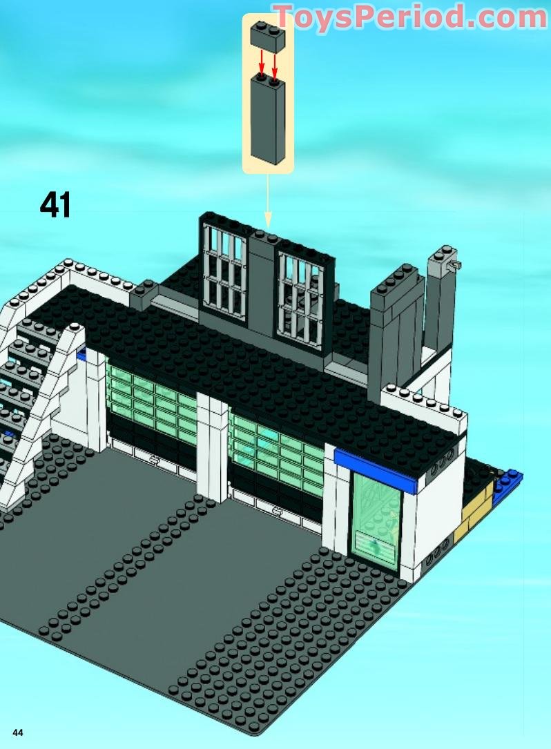 LEGO 7498 Police Station Instructions and Parts List