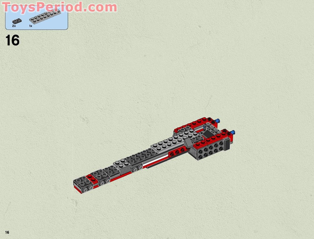 LEGO 75018 Jek-14's Stealth Starfighter Instructions and Parts List