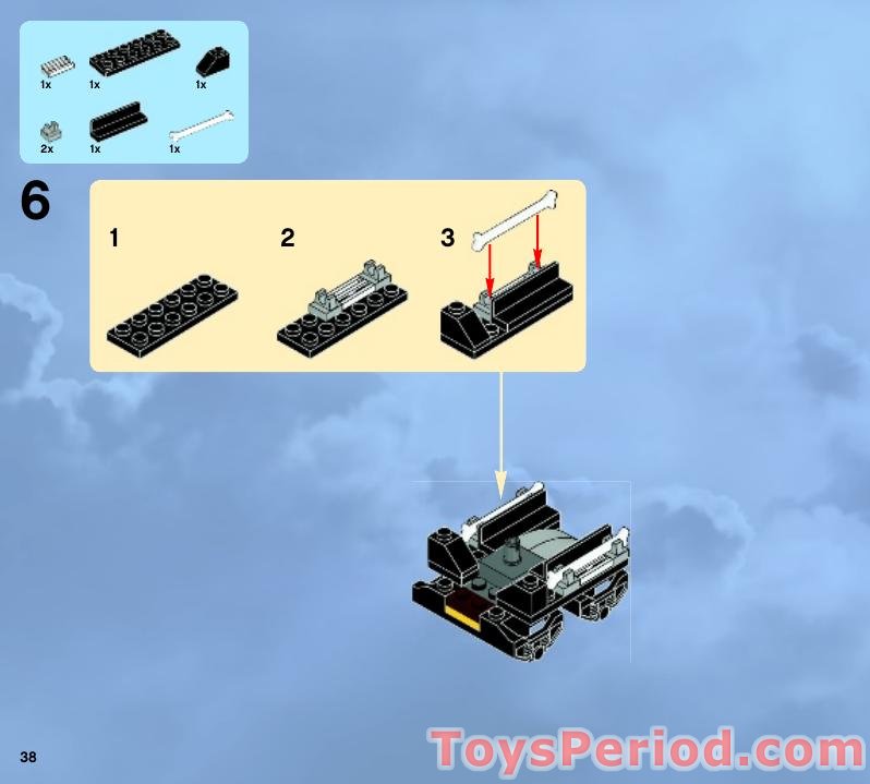LEGO 9467 The Ghost Train Instructions and Parts List