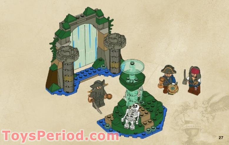 LEGO 4192 Fountain of Youth Instructions and Parts List