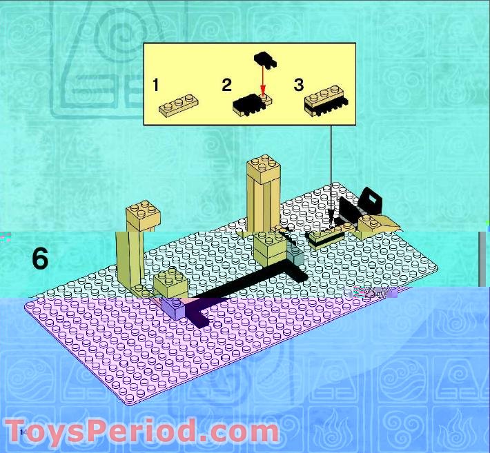 LEGO 3828 Air Temple Instructions and Parts List