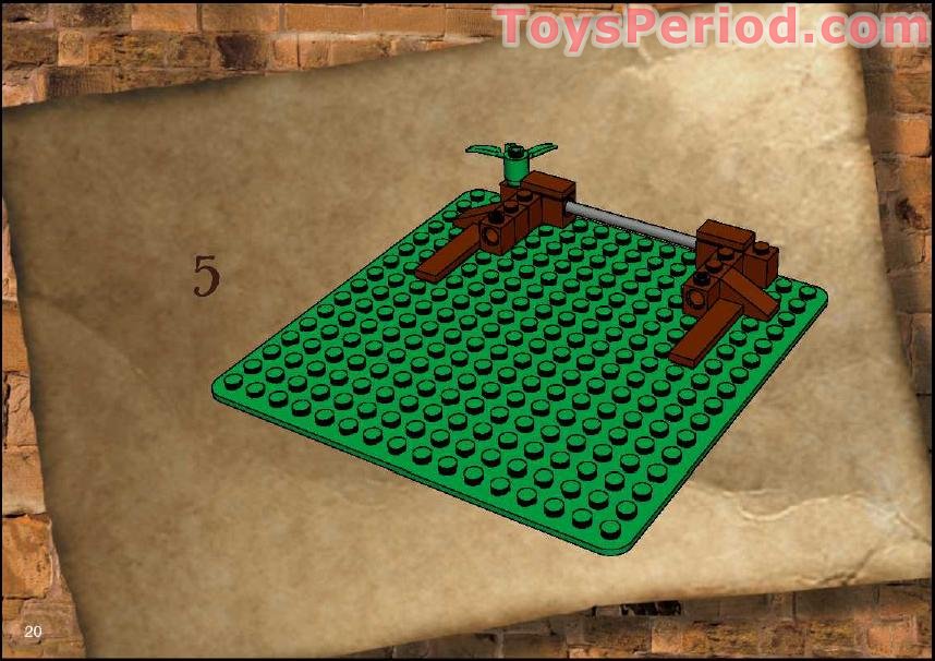 LEGO 4727 Aragog in the Dark Forest Instructions and Parts List