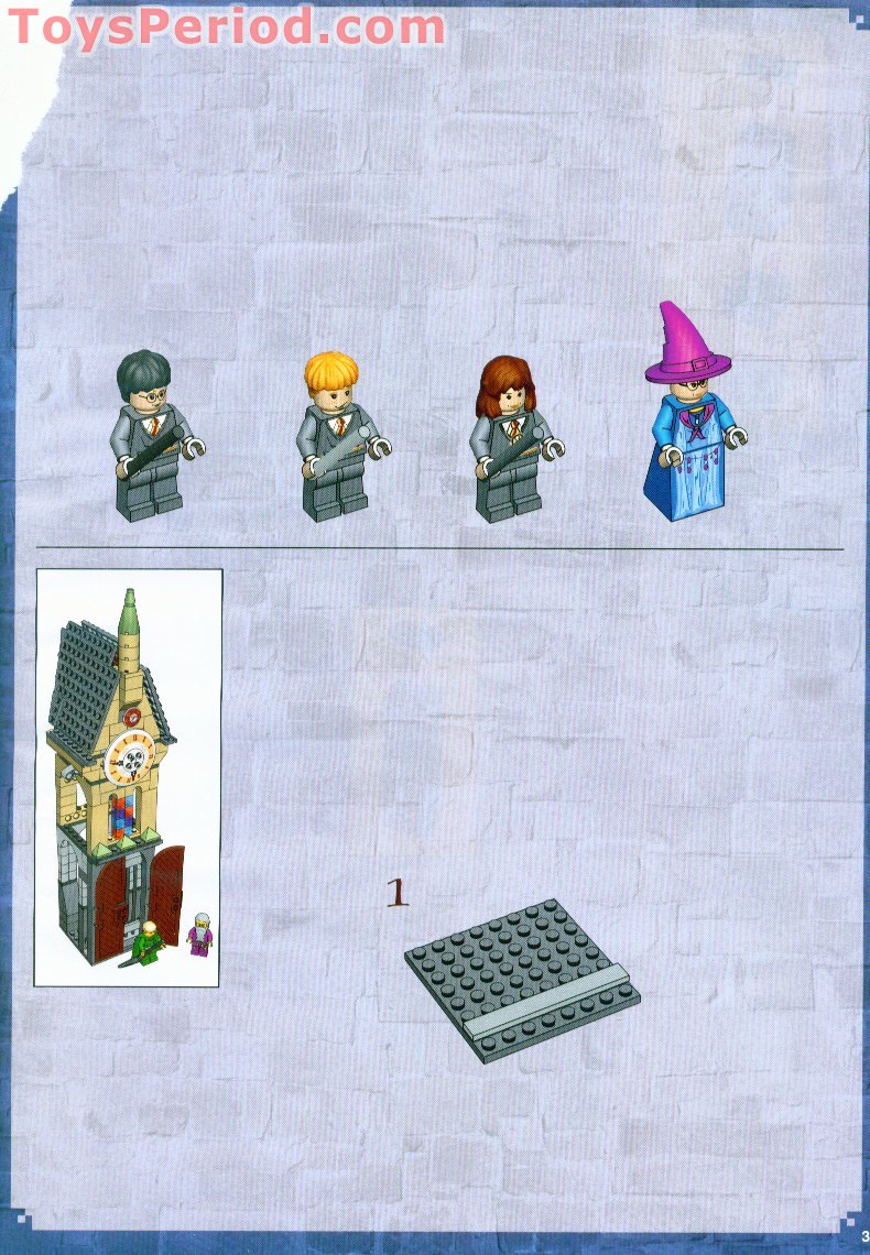 LEGO 4757 Hogwarts Castle (2nd Edition) Instructions and Parts List
