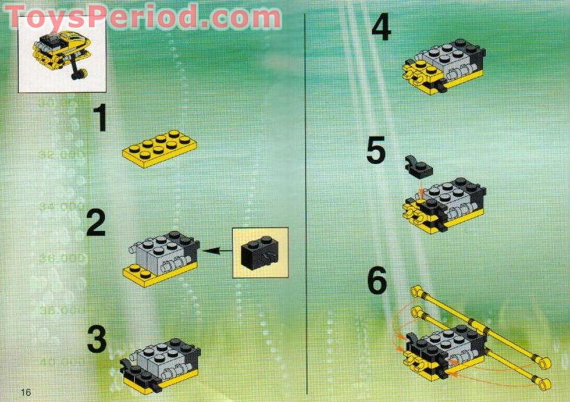 LEGO 4792 Alpha Team Navigator and Rov Instructions and Parts List