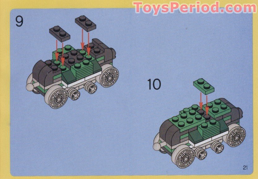 LEGO 4837 Mini Trains Instructions and Parts List