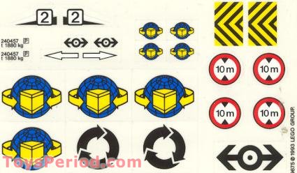 LEGO 4555 Cargo Station Instructions and Parts List