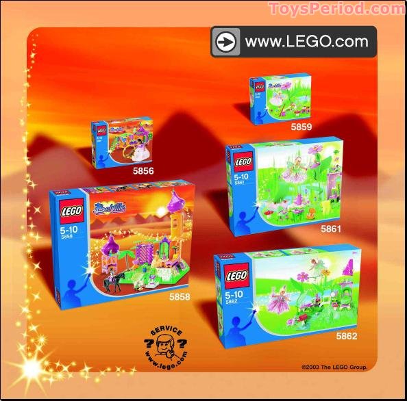 LEGO 5857 Safran's Amazing Bazaar Instructions and Parts List