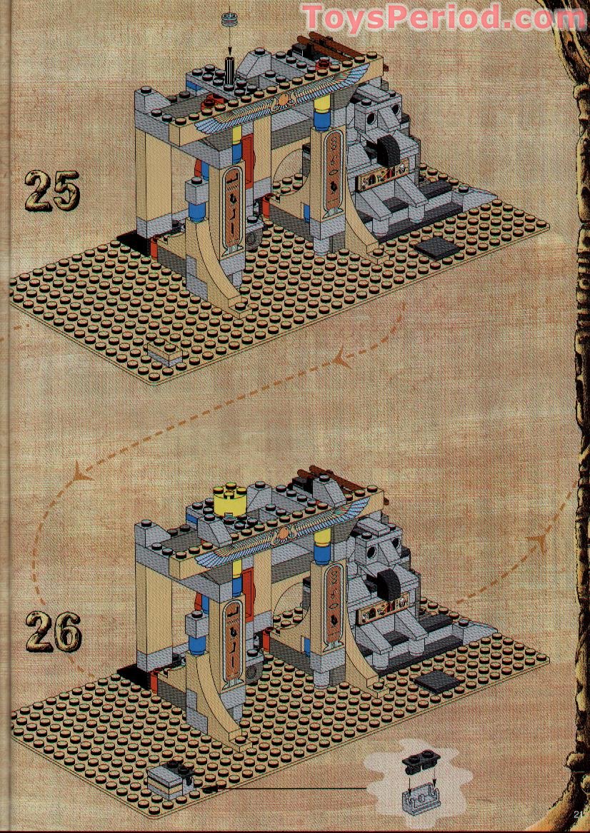LEGO 5958 Mummy's Tomb Instructions and Parts List