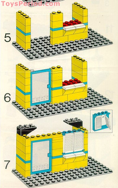 LEGO 6683 Hamburger Stand Instructions and Parts List