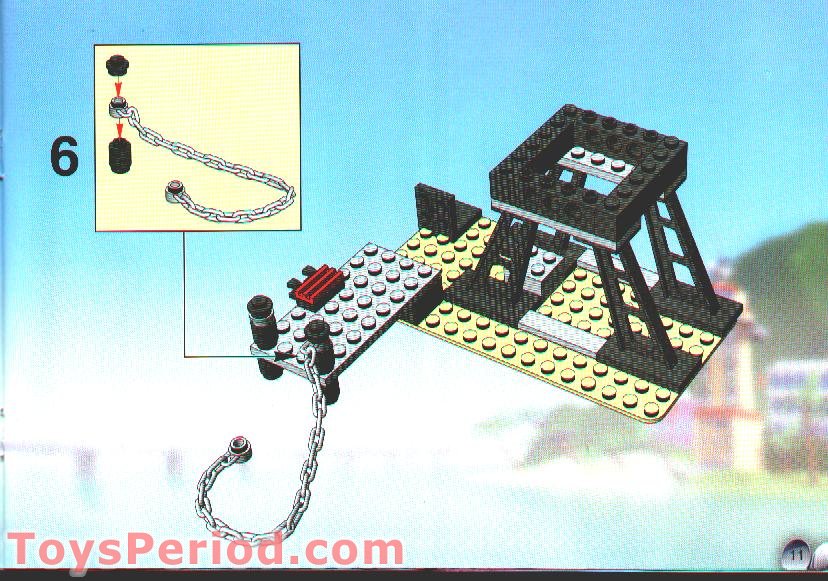 LEGO 6736 Beach Lookout Instructions and Parts List