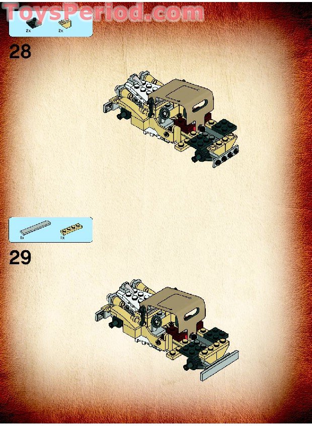 LEGO 7682 Shanghai Chase Instructions and Parts List