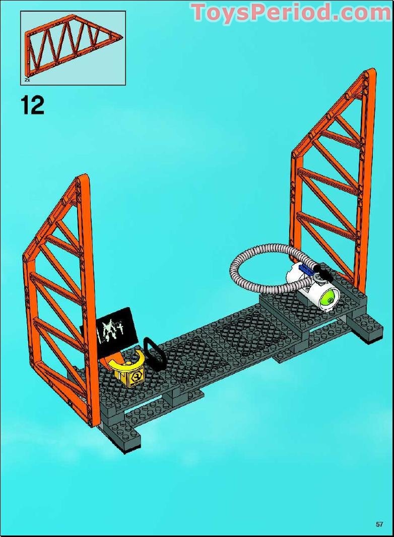 LEGO 7709 Sentai Fortress Instructions and Parts List