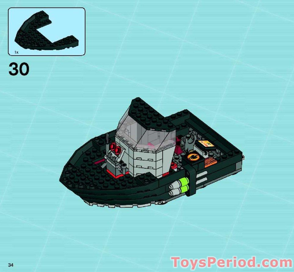 LEGO 8636 Mission 7: Deep Sea Quest Instructions and Parts List