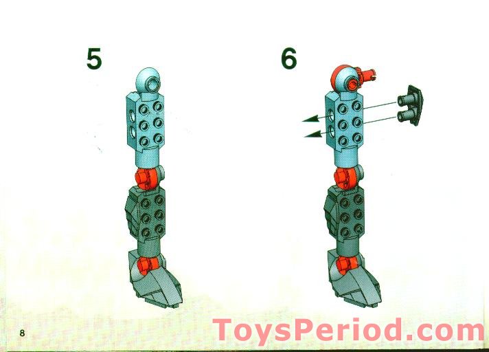 LEGO 8774 Vladek (Europe Version Without Cards) Instructions and Parts List