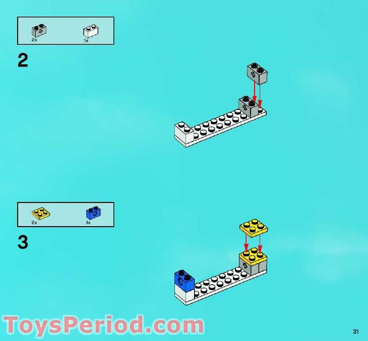 LEGO 8106 Aero Booster Instructions and Parts List