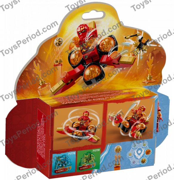 LEGO 71777 Kai's Dragon Power Flip Set Parts List