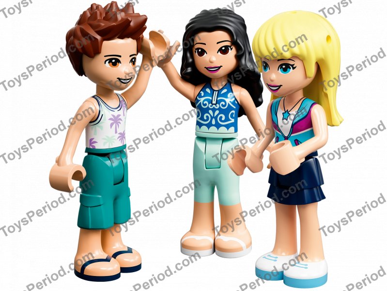 LEGO 41681 Forest Camper Van and Sailboat Set Parts List