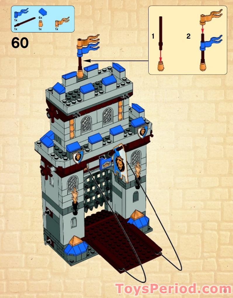LEGO 70404 King's Castle Instructions and Parts List
