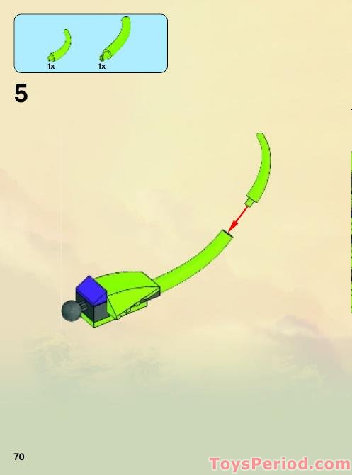 LEGO 9455 Fangpyre Mech Instructions and Parts List