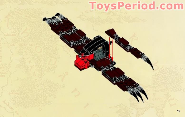 LEGO 9470 Shelob Attacks Instructions and Parts List
