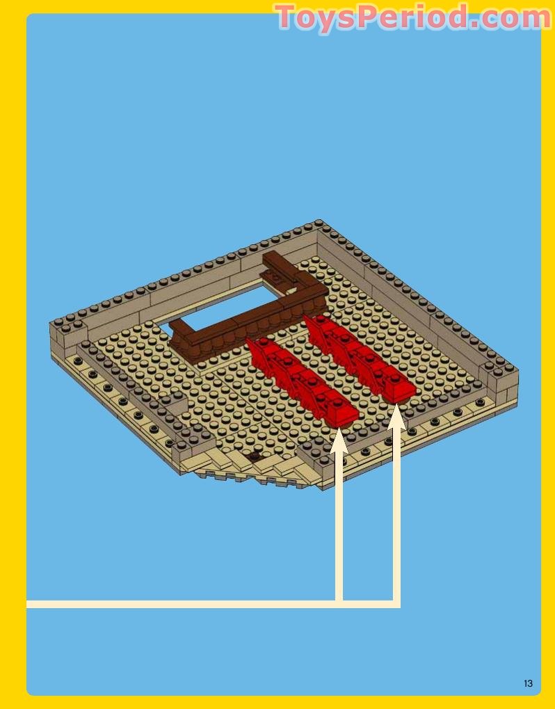 LEGO 10232 Palace Cinema Instructions and Parts List
