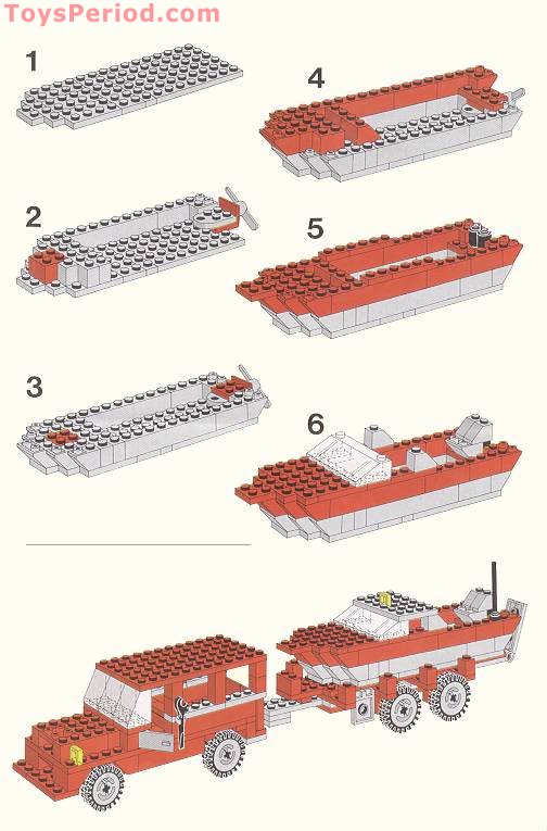 Lego 722 1 Universal Building Set Instructions And Parts List